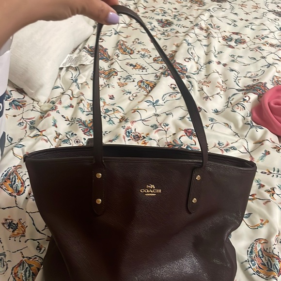 Coach | Bags | Maroon Coach Tote | Poshmark